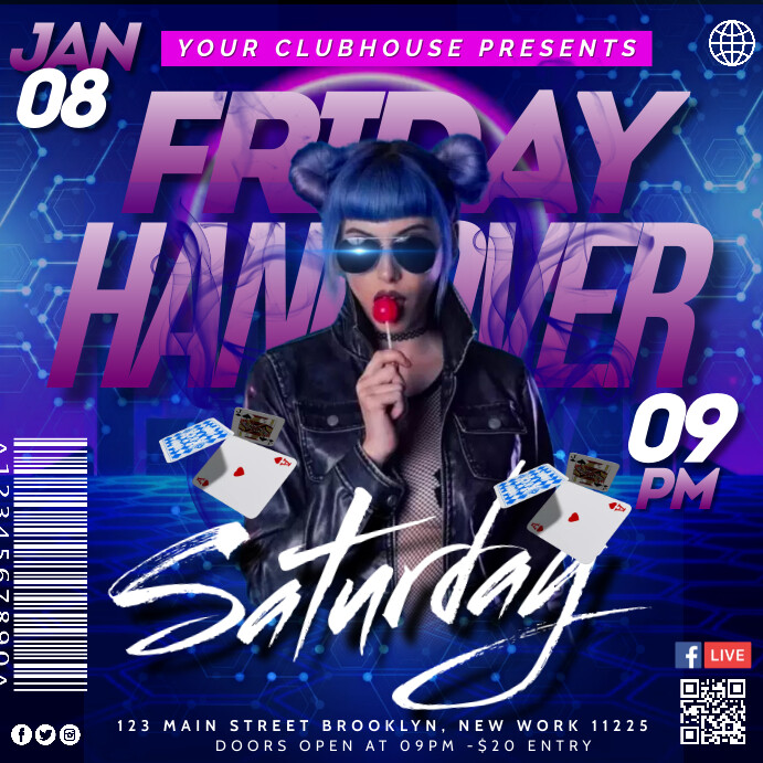 Copy of friday hangover,a | PosterMyWall