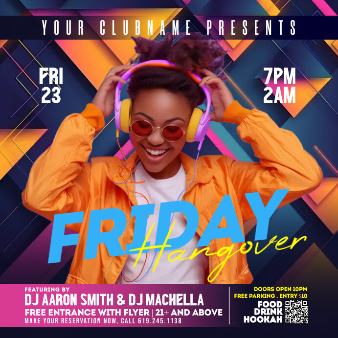 Copy of Friday Hangover | PosterMyWall