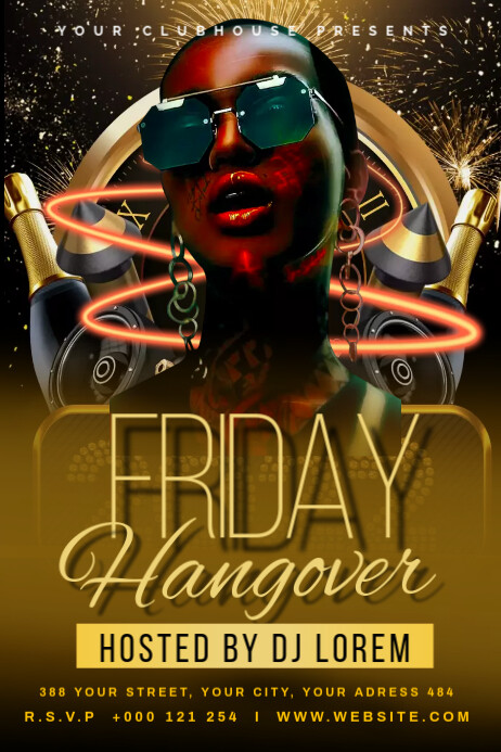friday hangover.a Template | PosterMyWall