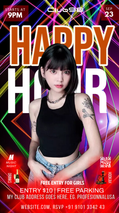 Copy of friday ladies night, | PosterMyWall