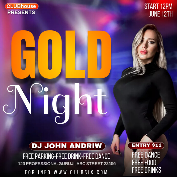 Copy of friday ladies night, | PosterMyWall