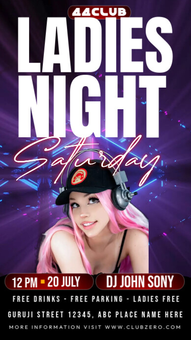 friday ladies night Template | PosterMyWall