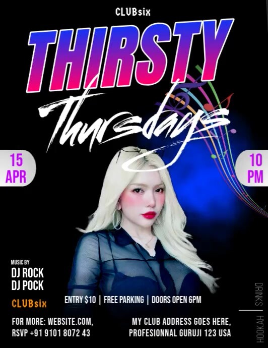 friday ladies night Templat | PosterMyWall