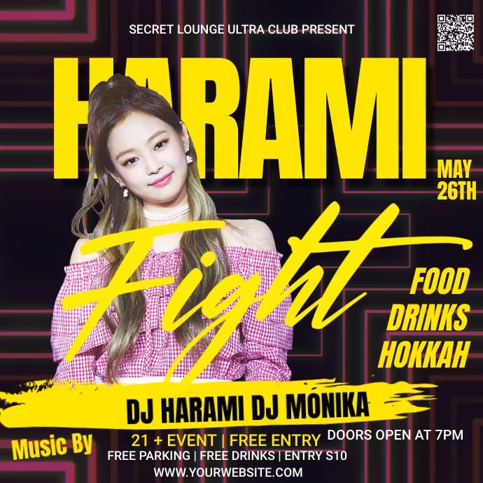 Friday Ladies night part Template | PosterMyWall