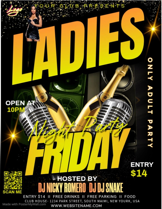 Copy of Friday Ladies Night Party | PosterMyWall