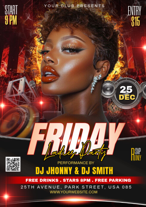 Copy of FRIDAY LADIES PARTY | PosterMyWall