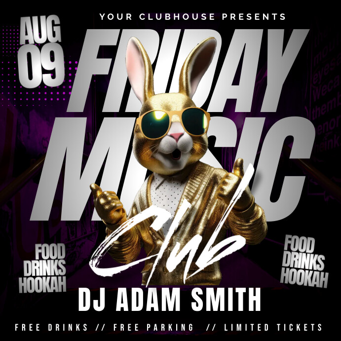 Plantilla de FRIDAY MUSIC | PosterMyWall