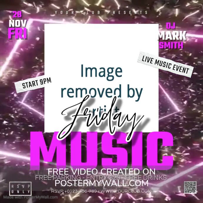 Musik Hari Jumat Templat | PosterMyWall