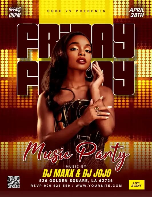 Friday music night Template | PosterMyWall