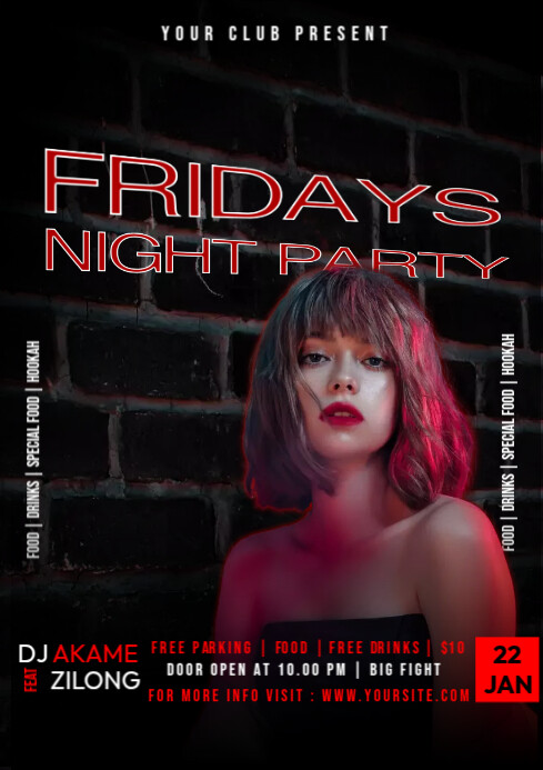 Friday Night Ads Template | PosterMyWall
