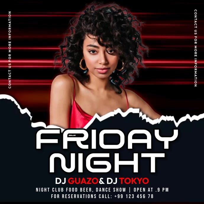 Copy of Friday Night Club | PosterMyWall