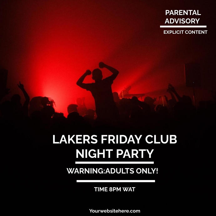 Friday night club Template | PosterMyWall