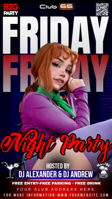 friday night / club night / dj party Template | PosterMyWall