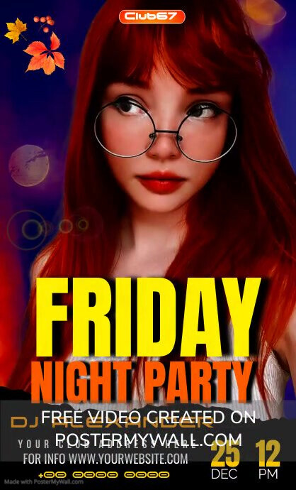 friday night club party Template | PosterMyWall