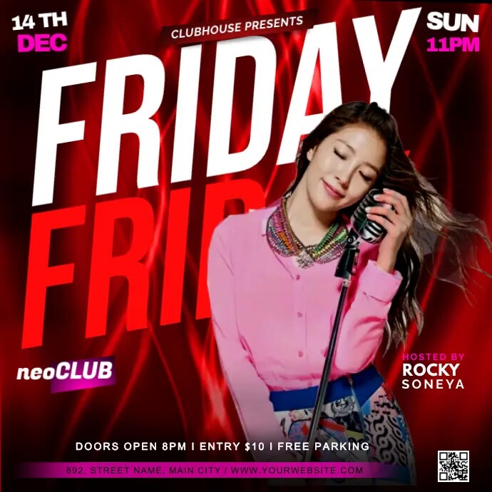 friday night club party Template | PosterMyWall