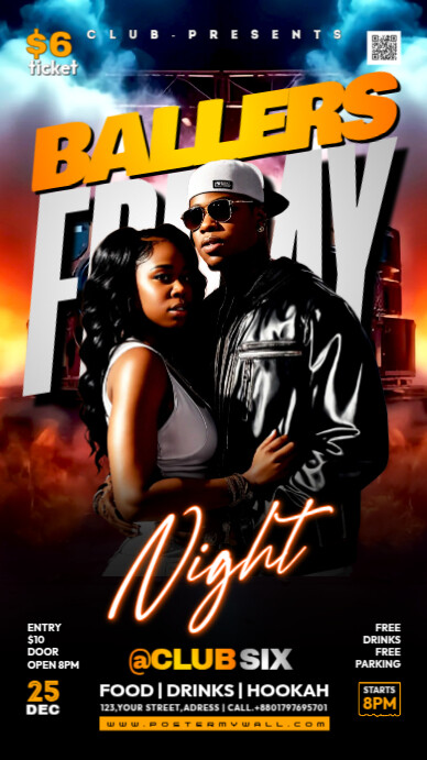 Friday night club party Template | PosterMyWall