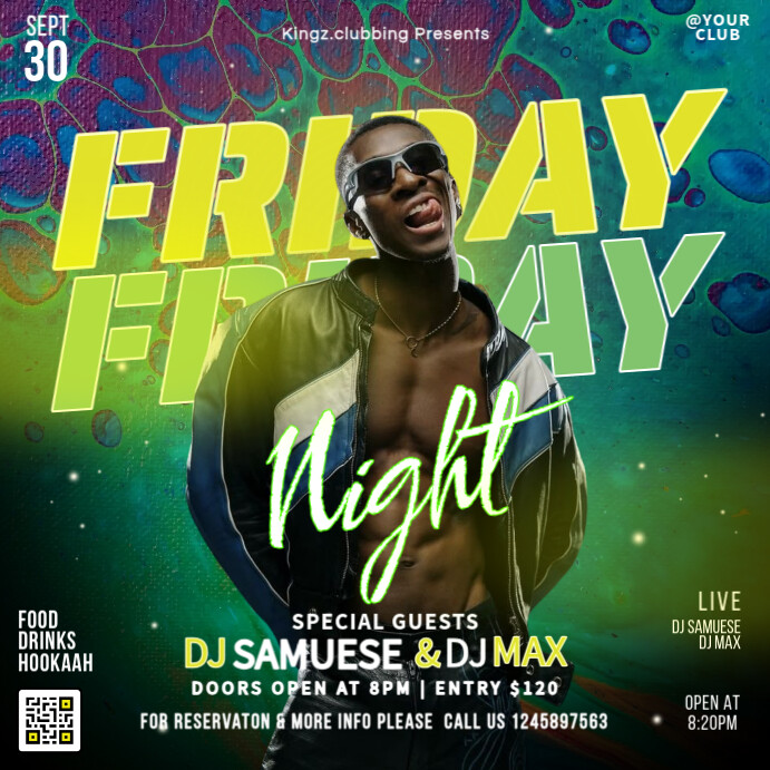 Friday Night Concert Template | PosterMyWall