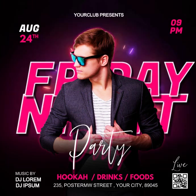 friday night Template | PosterMyWall