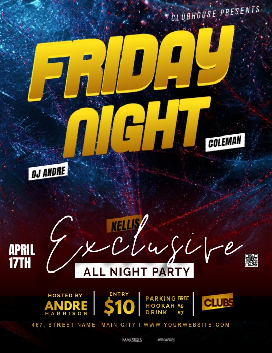 Copy of friday night | PosterMyWall