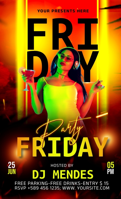 Copy of FRIDAY NIGHT | PosterMyWall
