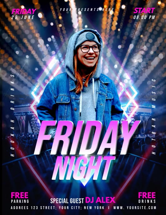 FRIDAY NIGHT Template | PosterMyWall