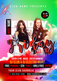 Friday Night Poster Template | PosterMyWall