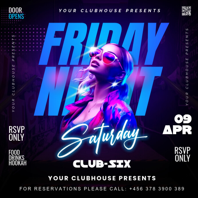 FRIDAY NIGHT Template | PosterMyWall