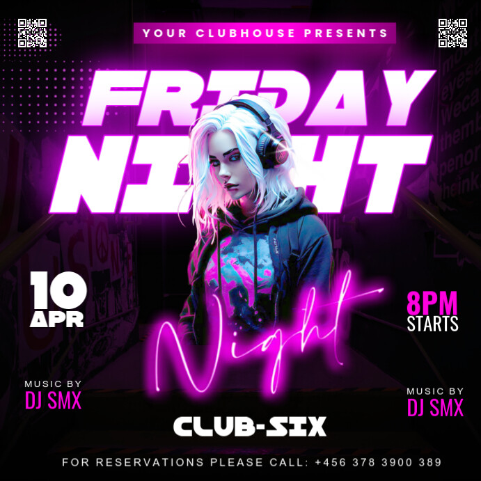 FRIDAY NIGHT Template | PosterMyWall