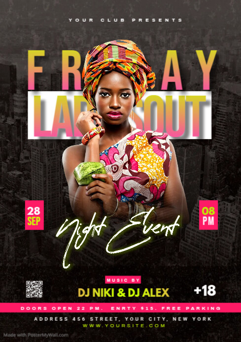 FRIDAY NIGHT Template | PosterMyWall