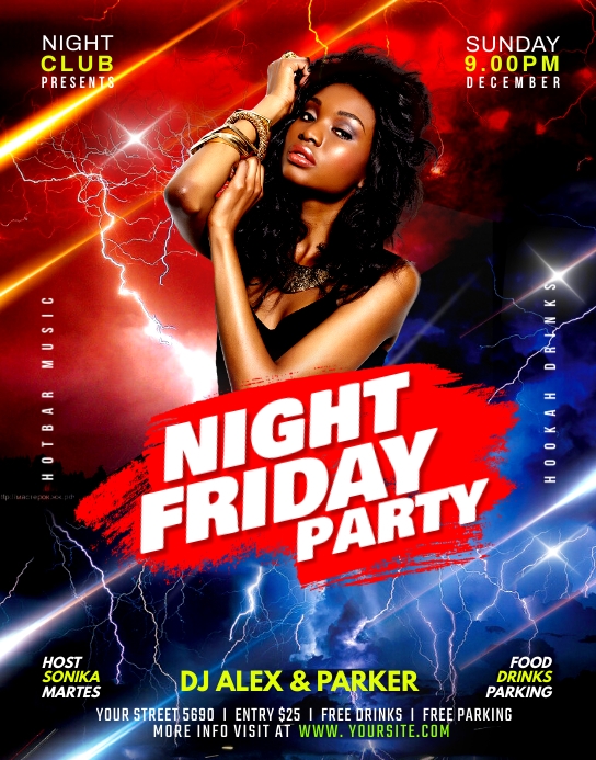 FRIDAY NIGHT Template | PosterMyWall