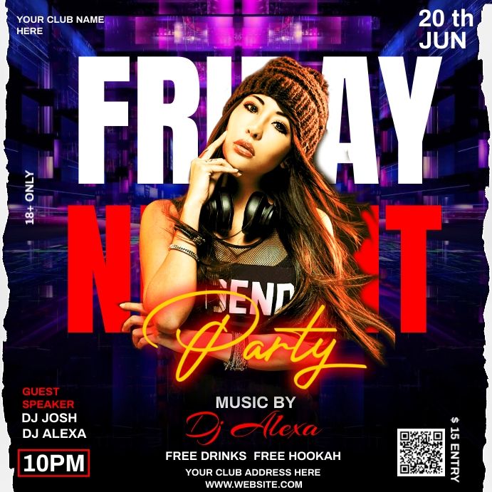 friday night Template | PosterMyWall