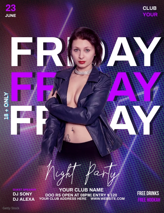 Copy of FRIDAY NIGHT | PosterMyWall