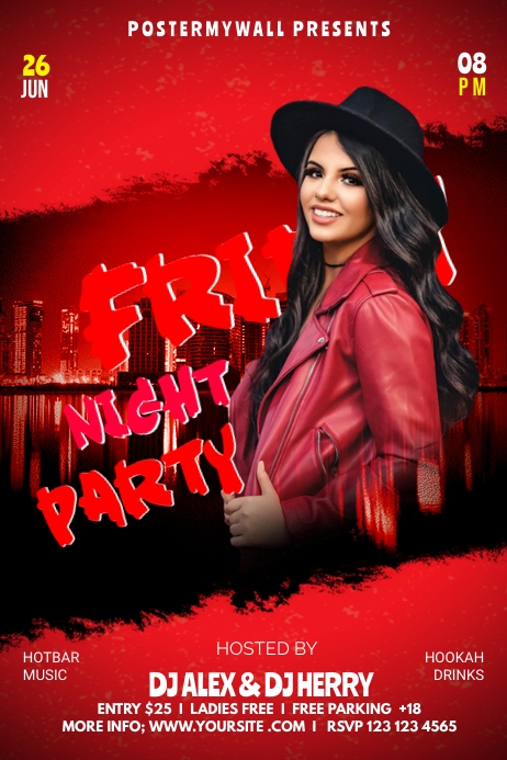 FRIDAY NIGHT Template | PosterMyWall