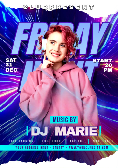 Friday Night Template | PosterMyWall