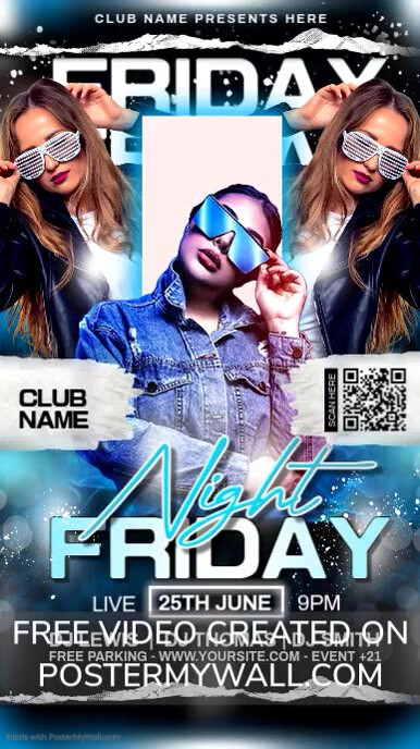 FRIDAY NIGHT Template | PosterMyWall