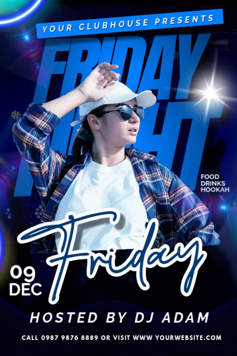 FRIDAY NIGHT Template | PosterMyWall