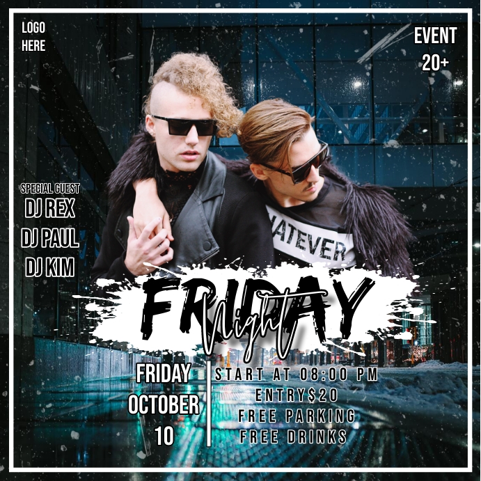 Friday Night Template | PosterMyWall