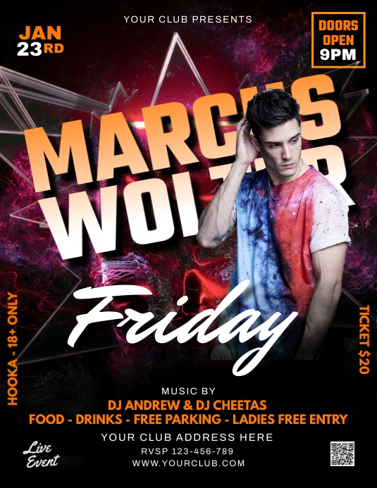 Copy of Friday Night | PosterMyWall