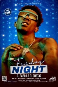 SATURDAY NIGHT Template | PosterMyWall