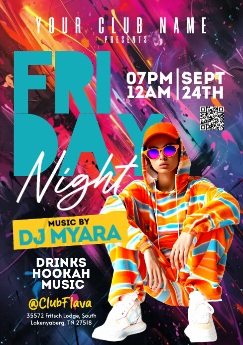 Friday Night Template | PosterMyWall