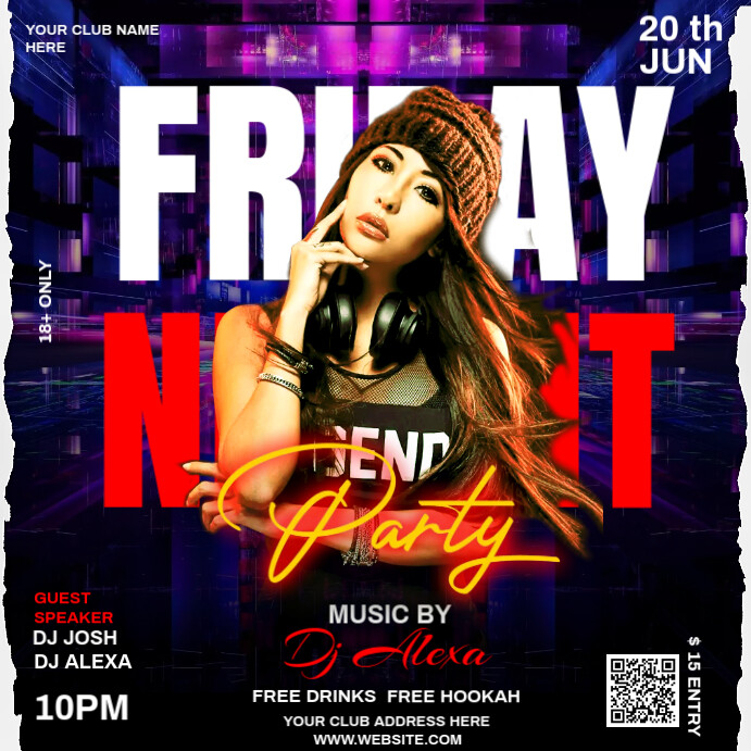 friday night Templat | PosterMyWall