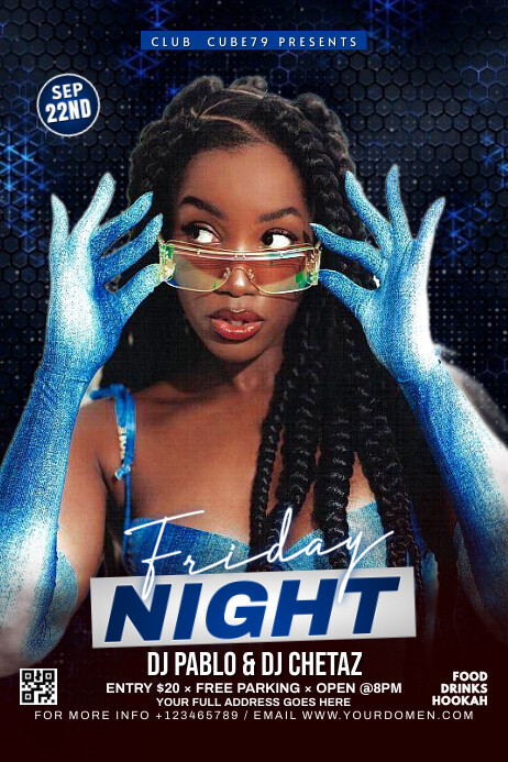 Friday Night Template | PosterMyWall