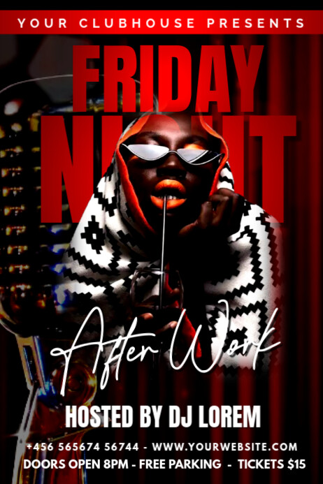 FRIDAY NIGHT Template | PosterMyWall