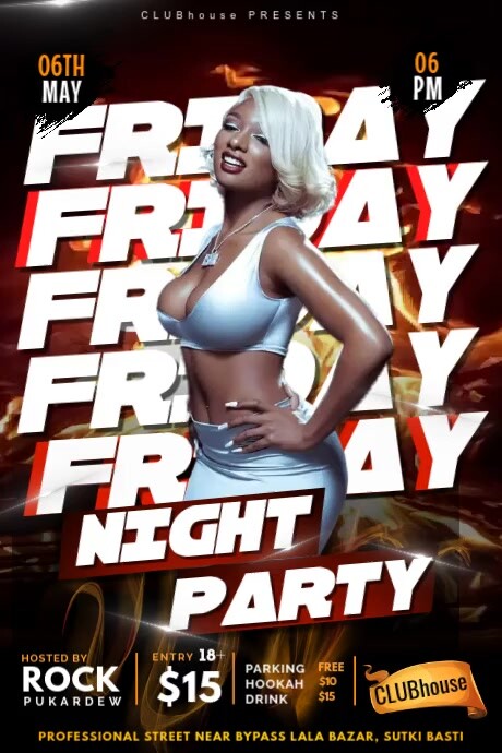 FRIDAY NIGHT Templat | PosterMyWall