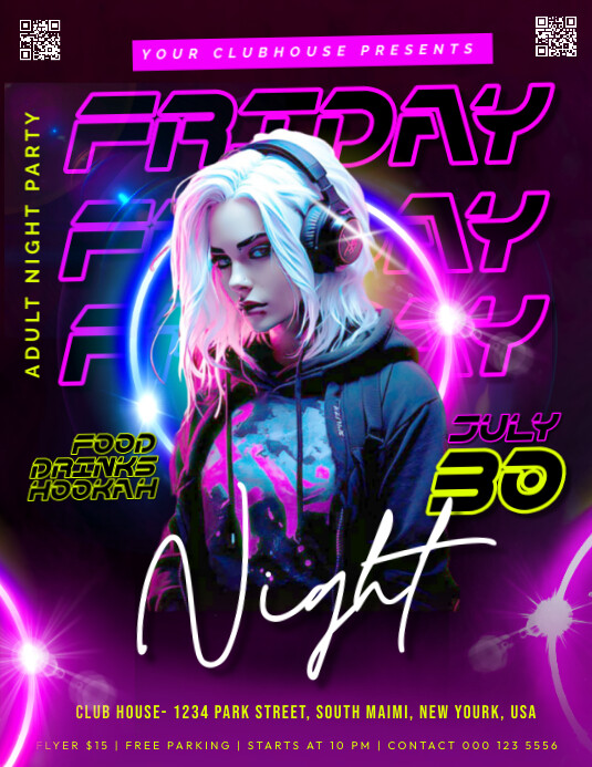 FRIDAY NIGHT Template | PosterMyWall