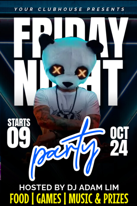 FRIDAY NIGHT Template | PosterMyWall