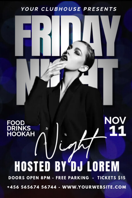 FRIDAY NIGHT Template | PosterMyWall