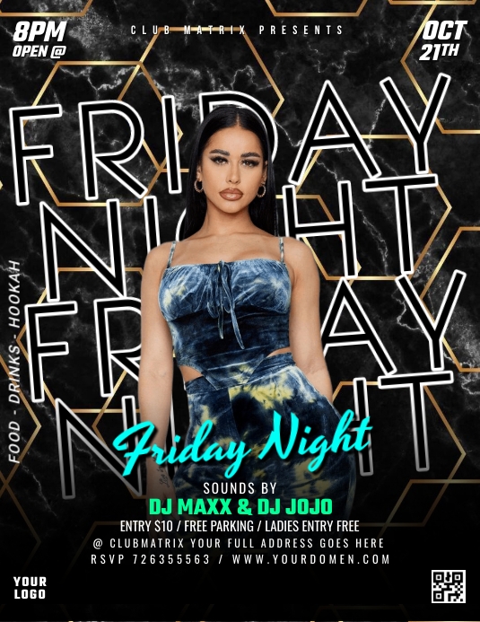 Copy of Friday Night | PosterMyWall