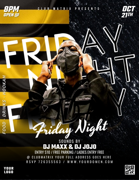 Friday Night Template | PosterMyWall