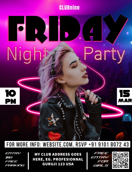 friday night Template | PosterMyWall